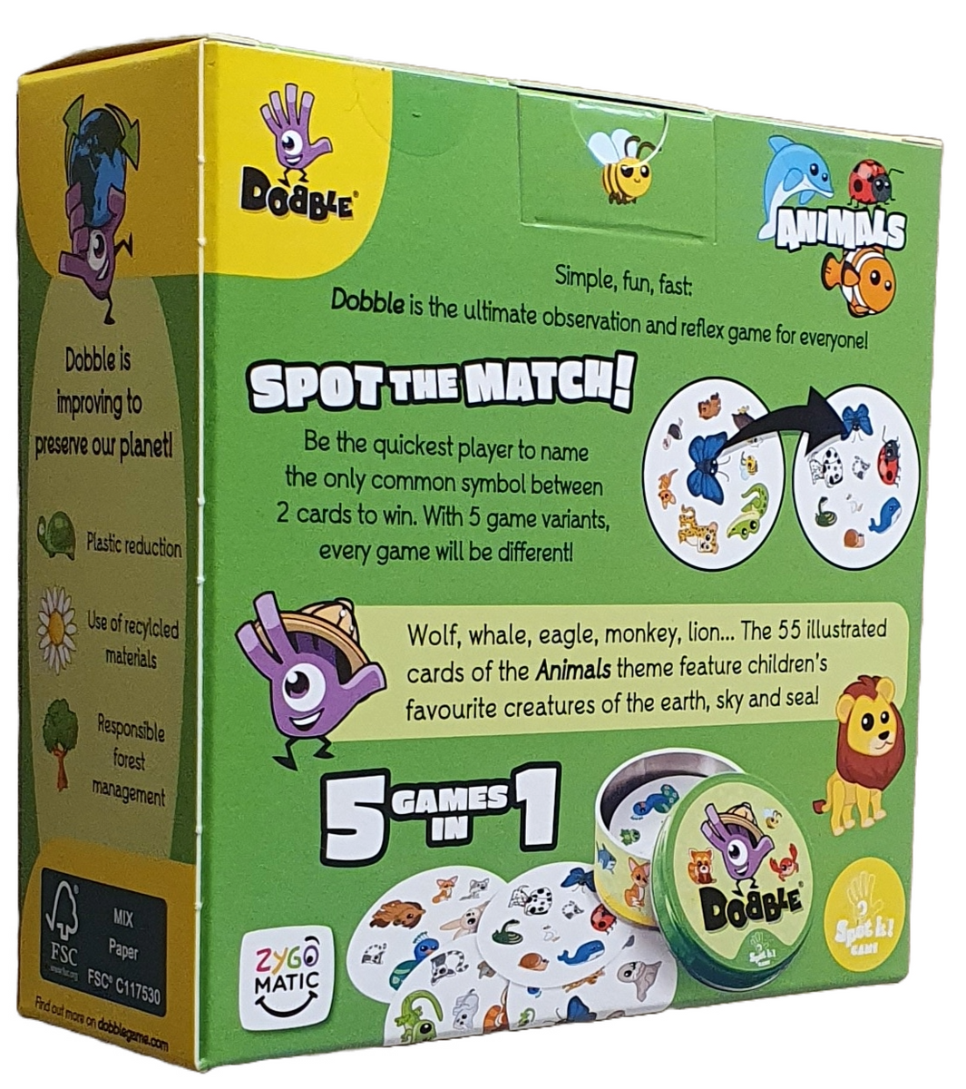 Dobble: Animals Edition – Happy Go Lucky