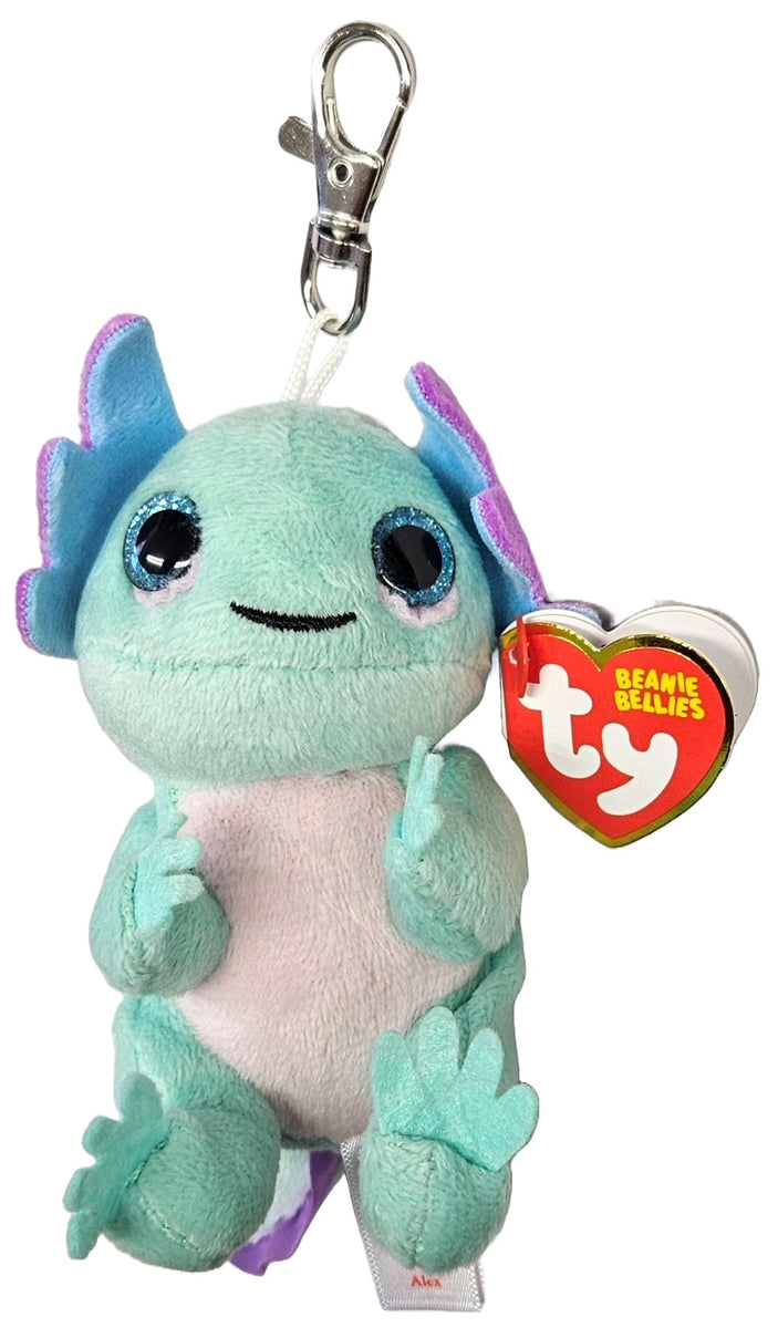 TY Alex Axolotl - Beanie Bellies - KEY CLIP – Happy Go Lucky