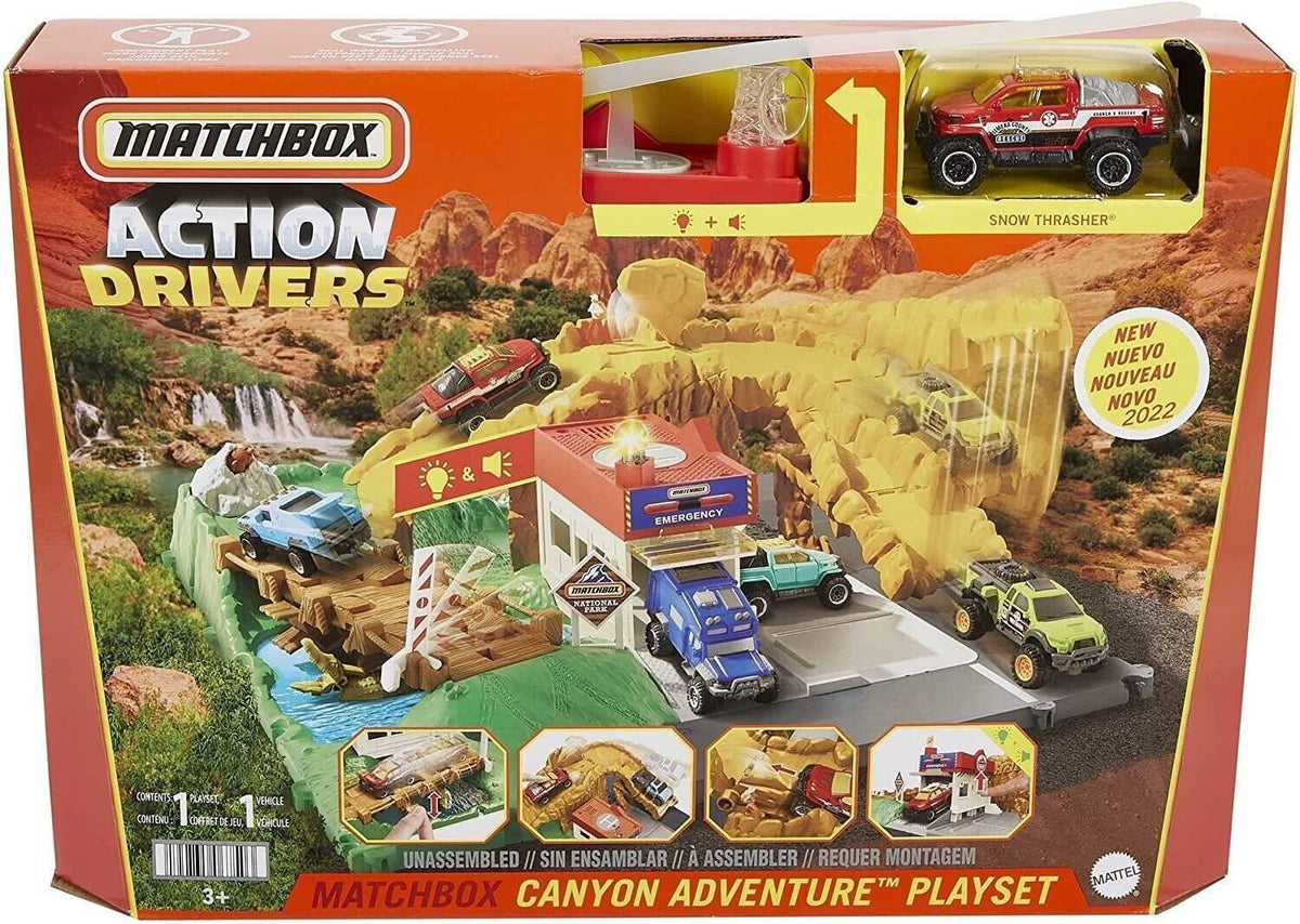 Matchbox Action Drivers - Canyon Adventure Playset – Happy Go Lucky