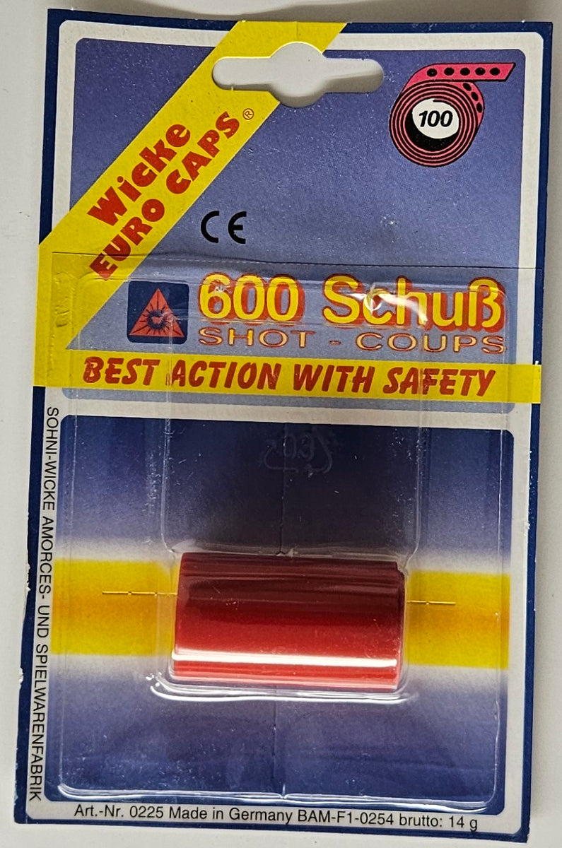 100 Shot Paper Caps - 6 Rolls – Happy Go Lucky