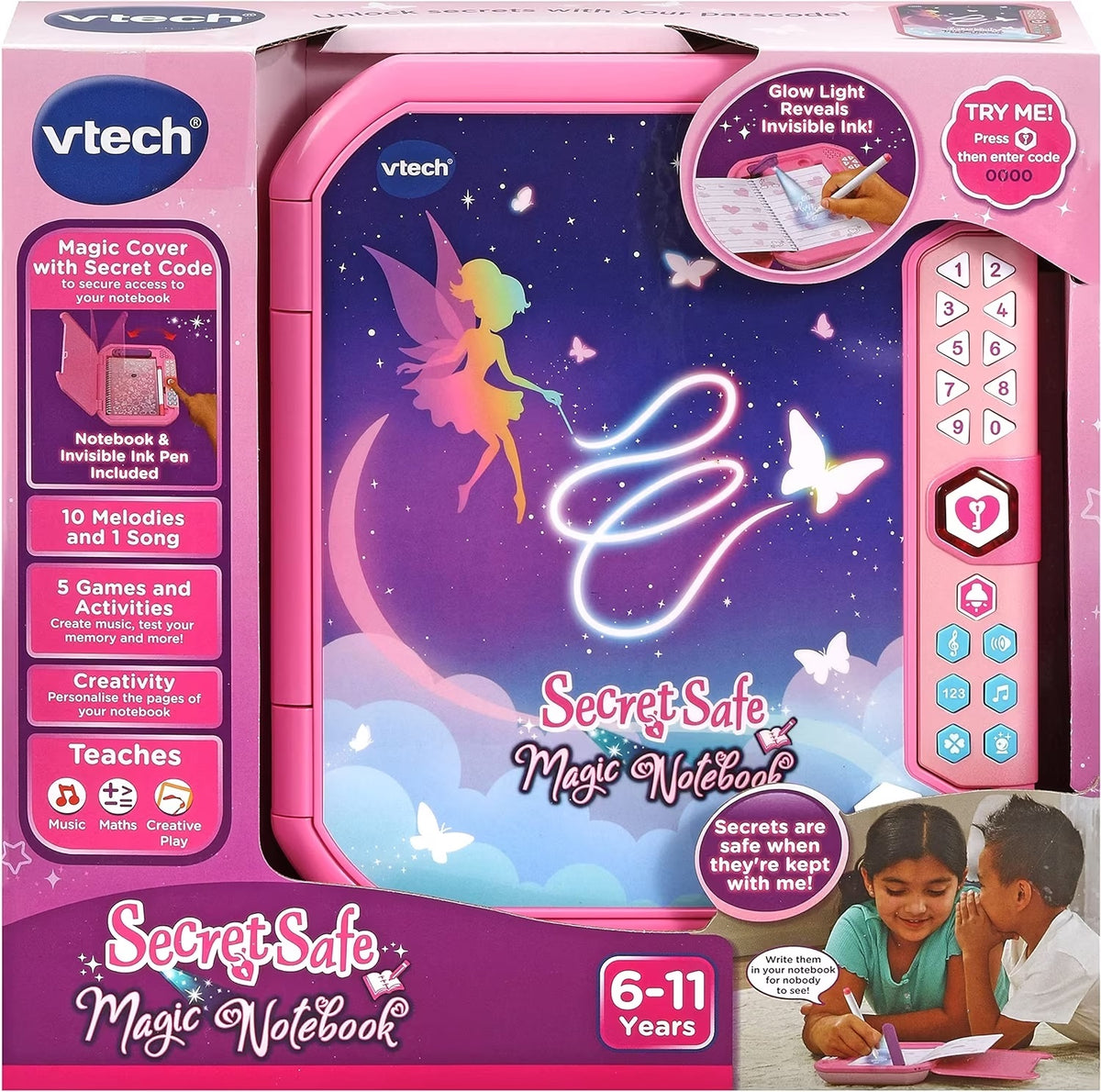 VTech - Secret Safe Magic Notebook – Happy Go Lucky