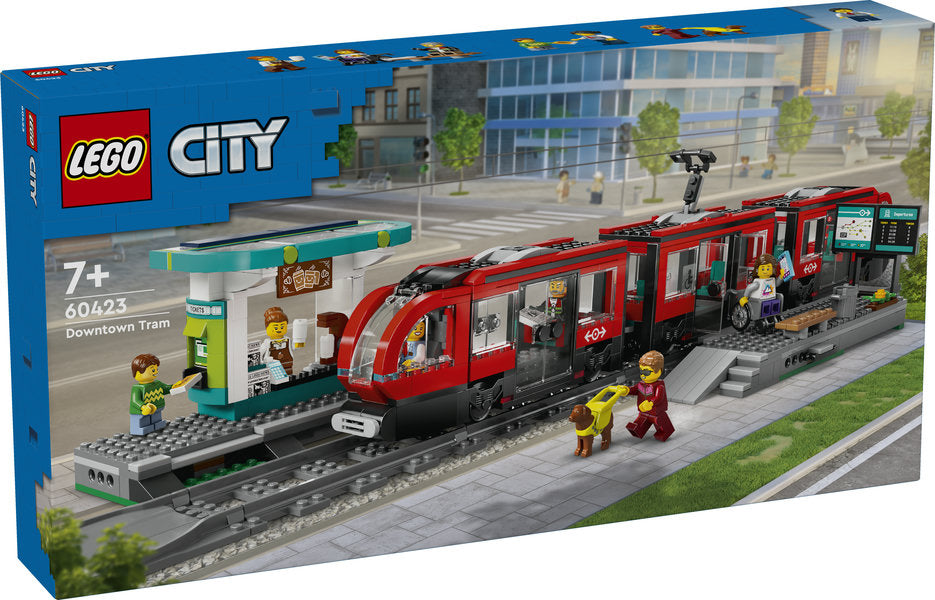 LEGO ® 60423 Downtown Streetcar and Station – Happy Go Lucky