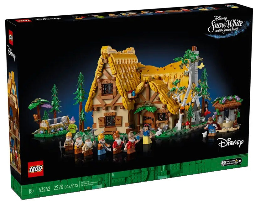 LEGO ® 43242 Snow White and the Seven Dwarfs' Cottage – Happy Go Lucky