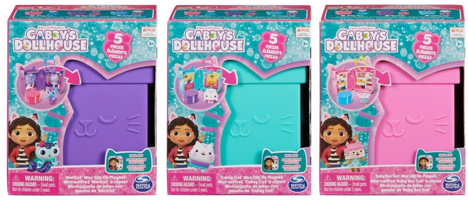 Gabby's Dollhouse - Baby Box Cat Mini Clip On Playset – Happy Go Lucky