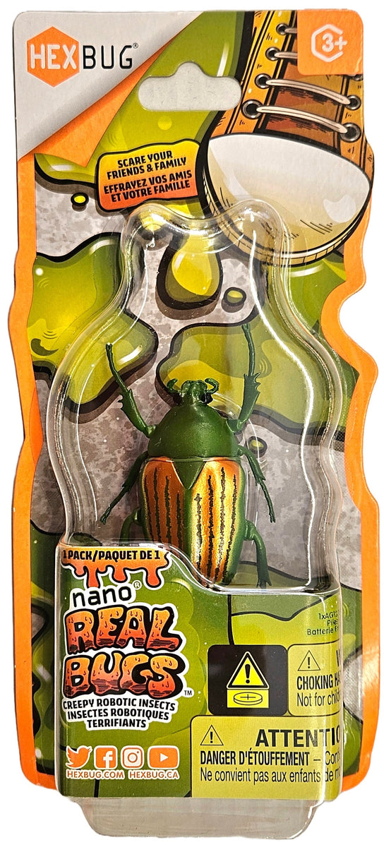 HEXBUG Nano Real Bugs Serie - Single - Green Beetle – Happy Go Lucky