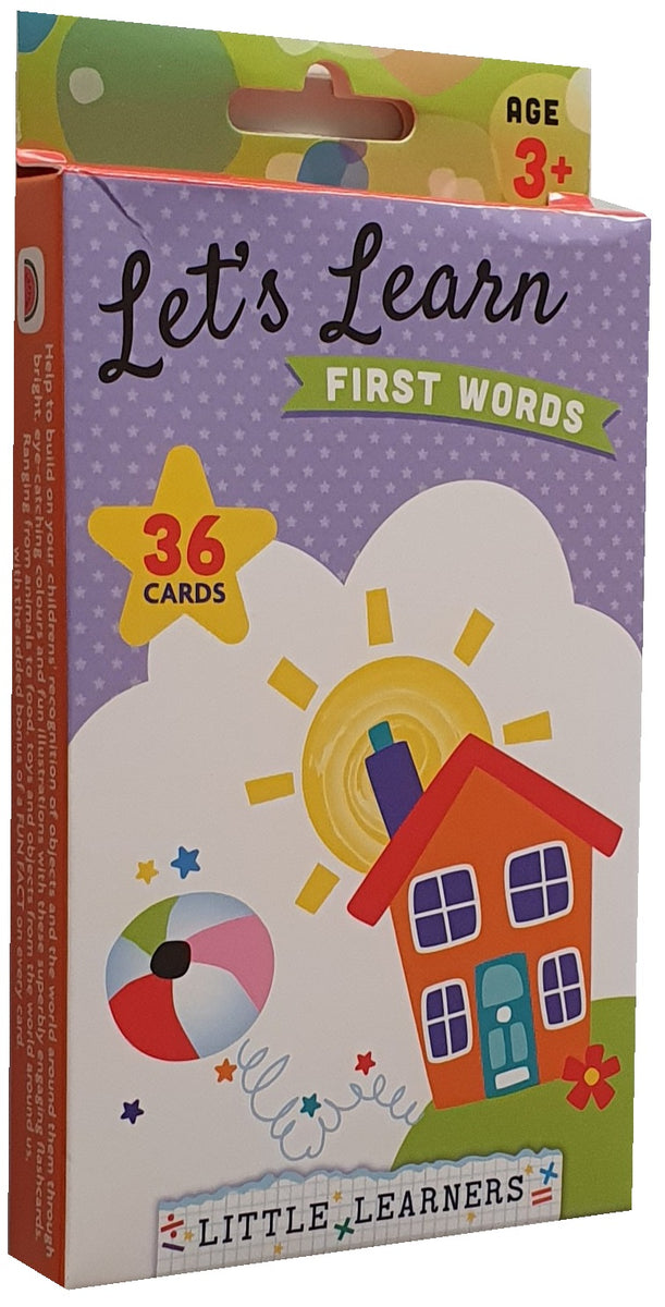 Melon Books Flash Cards - Let's Learn First Words – Happy Go Lucky