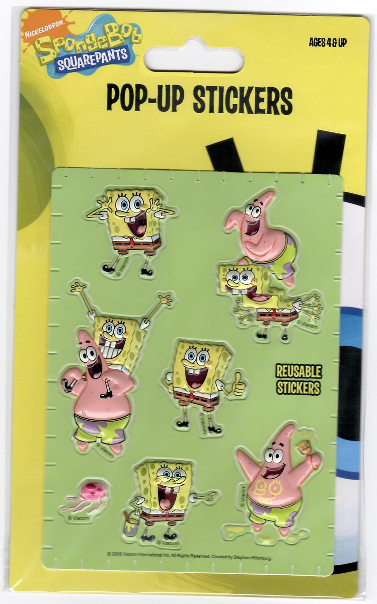 Sticker Sheet - Spongebob Squarepants – Happy Go Lucky