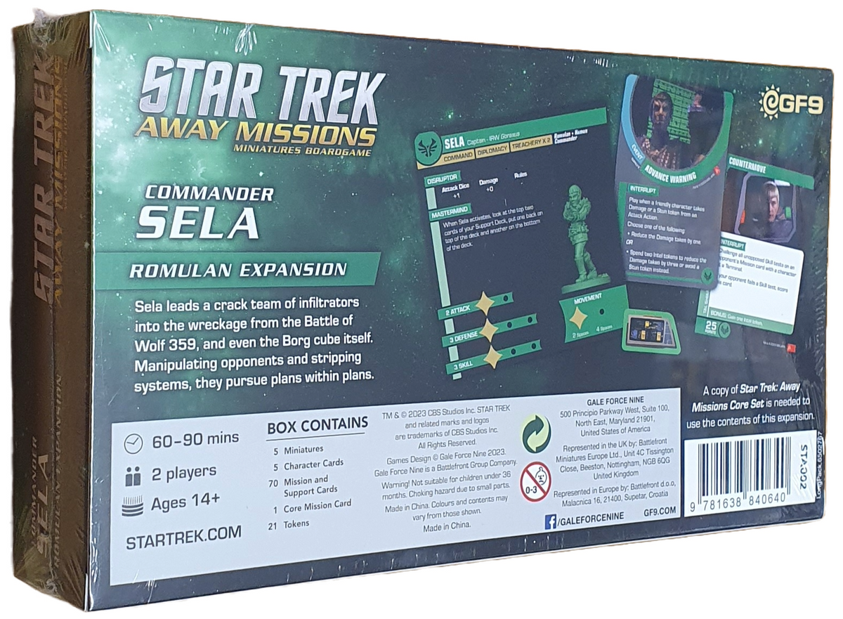 Star Trek: Away Missions – Commander Sela: Romulan Expansion – Happy Go ...