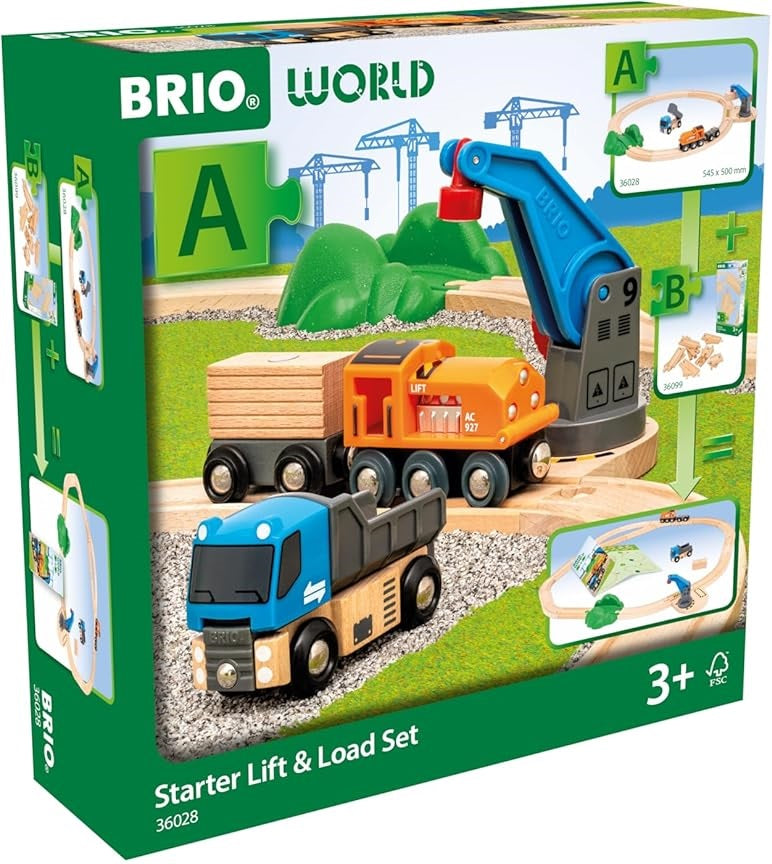 Brio 36028 Starter Lift and Load Set – Happy Go Lucky
