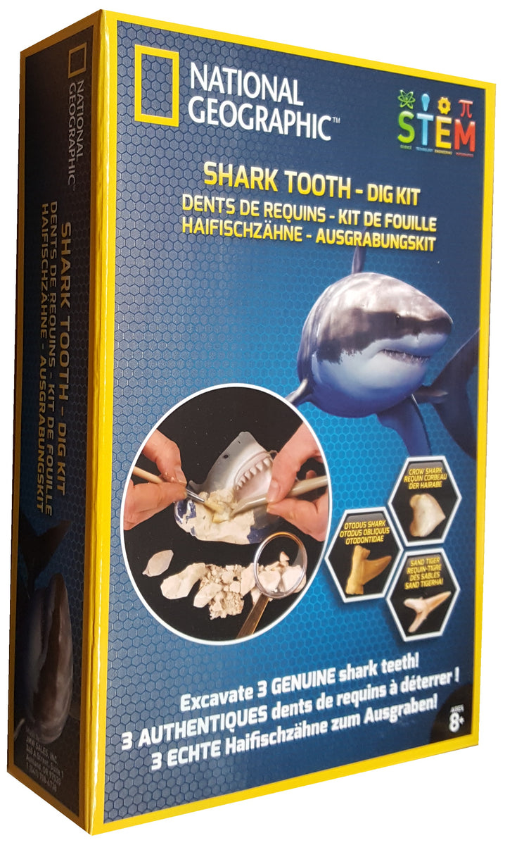 National Geographic Shark Teeth Dig Kit – Happy Go Lucky