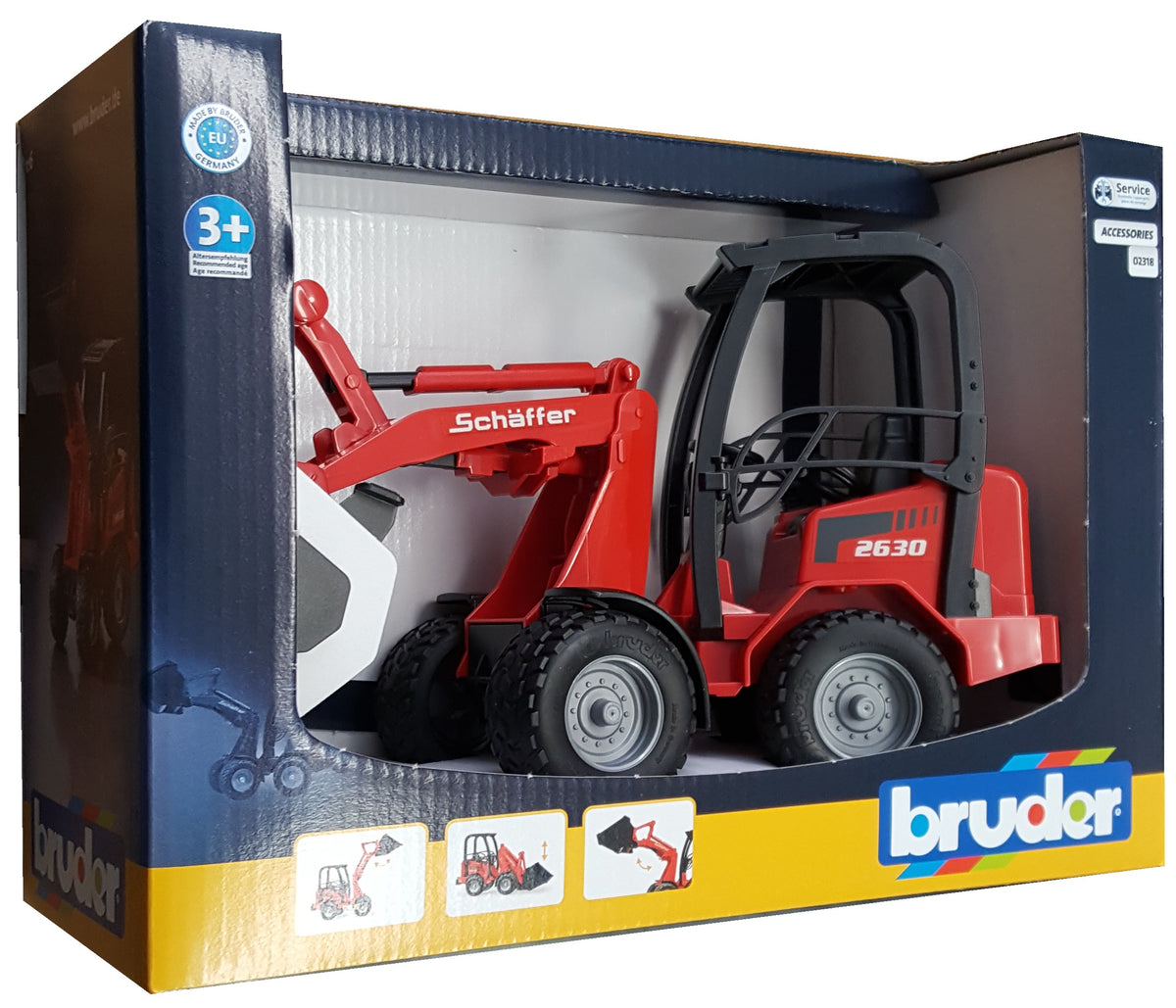 Bruder 02190 Shaffer Compact Loader – Happy Go Lucky