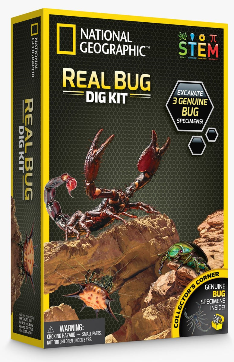 National Geographic Real Bug Dig Kit – Happy Go Lucky
