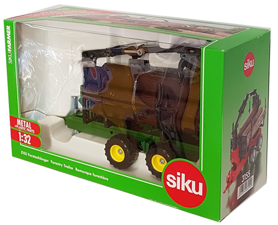 Siku 3155 Forestry Trailer – Happy Go Lucky