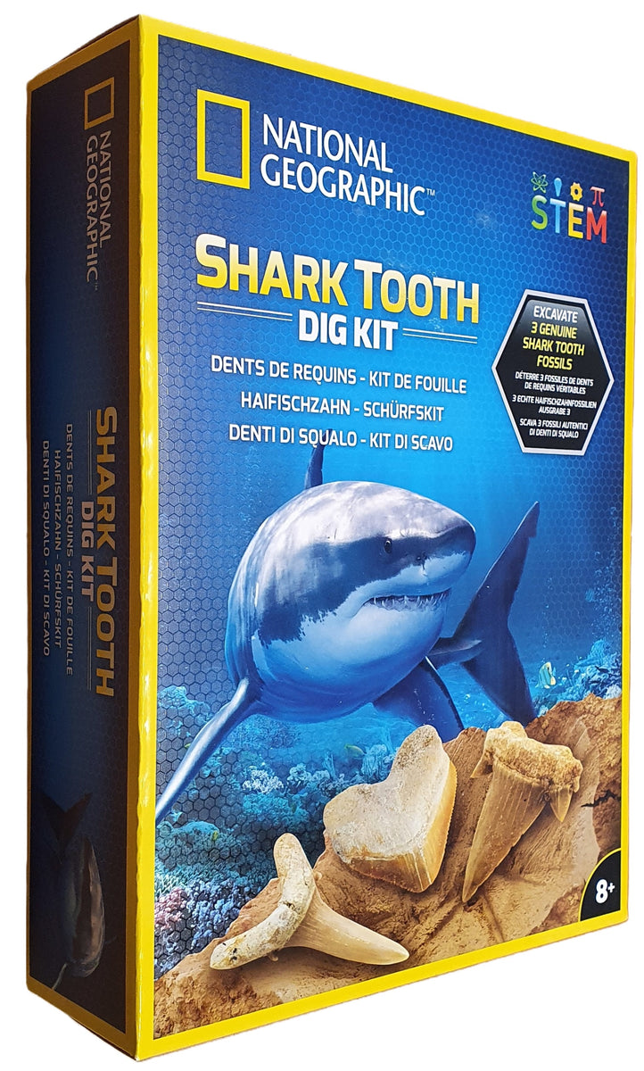 National Geographic Shark Teeth Dig Kit – Happy Go Lucky