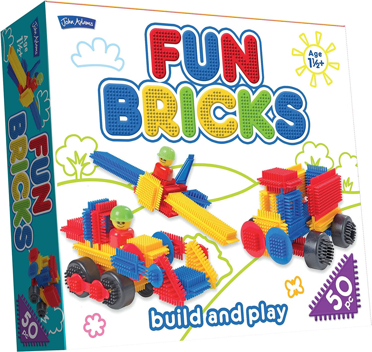 Fun Bricks - 50 Pieces – Happy Go Lucky