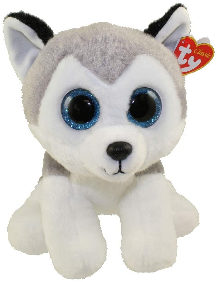 TY Classic - Buff Husky Dog – Happy Go Lucky