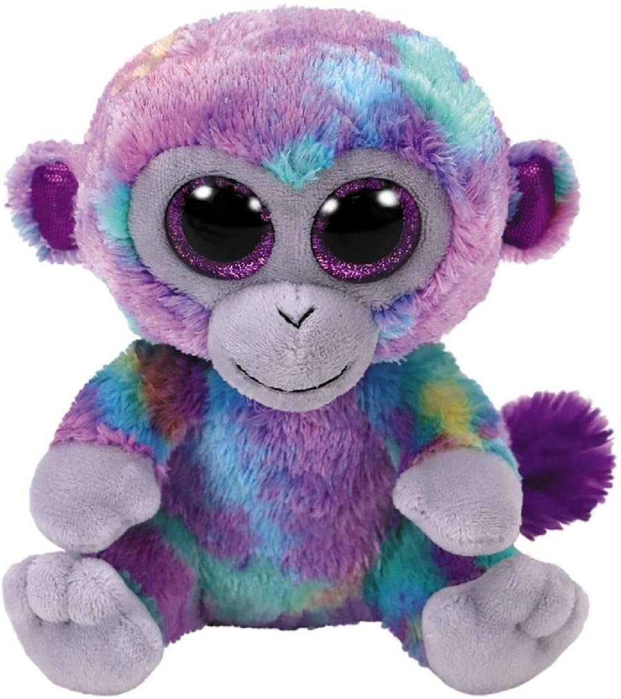 TY Beanie Boo MEDIUM - Zuri Monkey – Happy Go Lucky