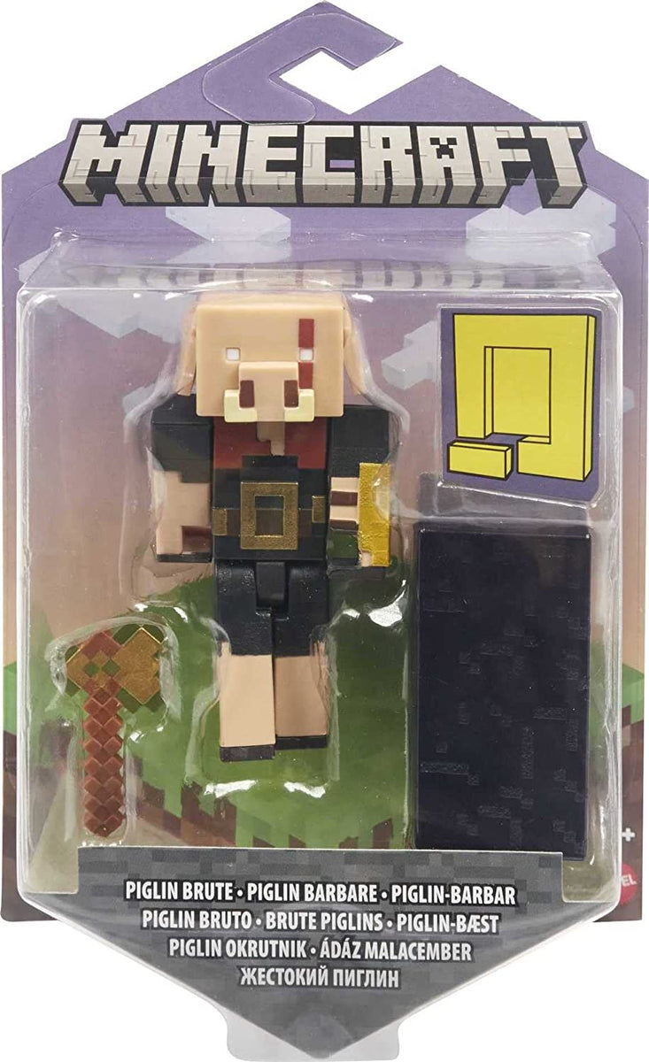 Minecraft - Craft a Block Figures - Piglin Brute – Happy Go Lucky