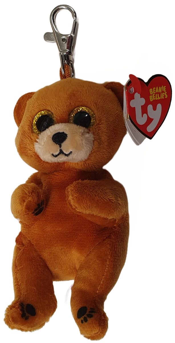 TY Duncan Bear - Beanie Bellies - KEY CLIP – Happy Go Lucky