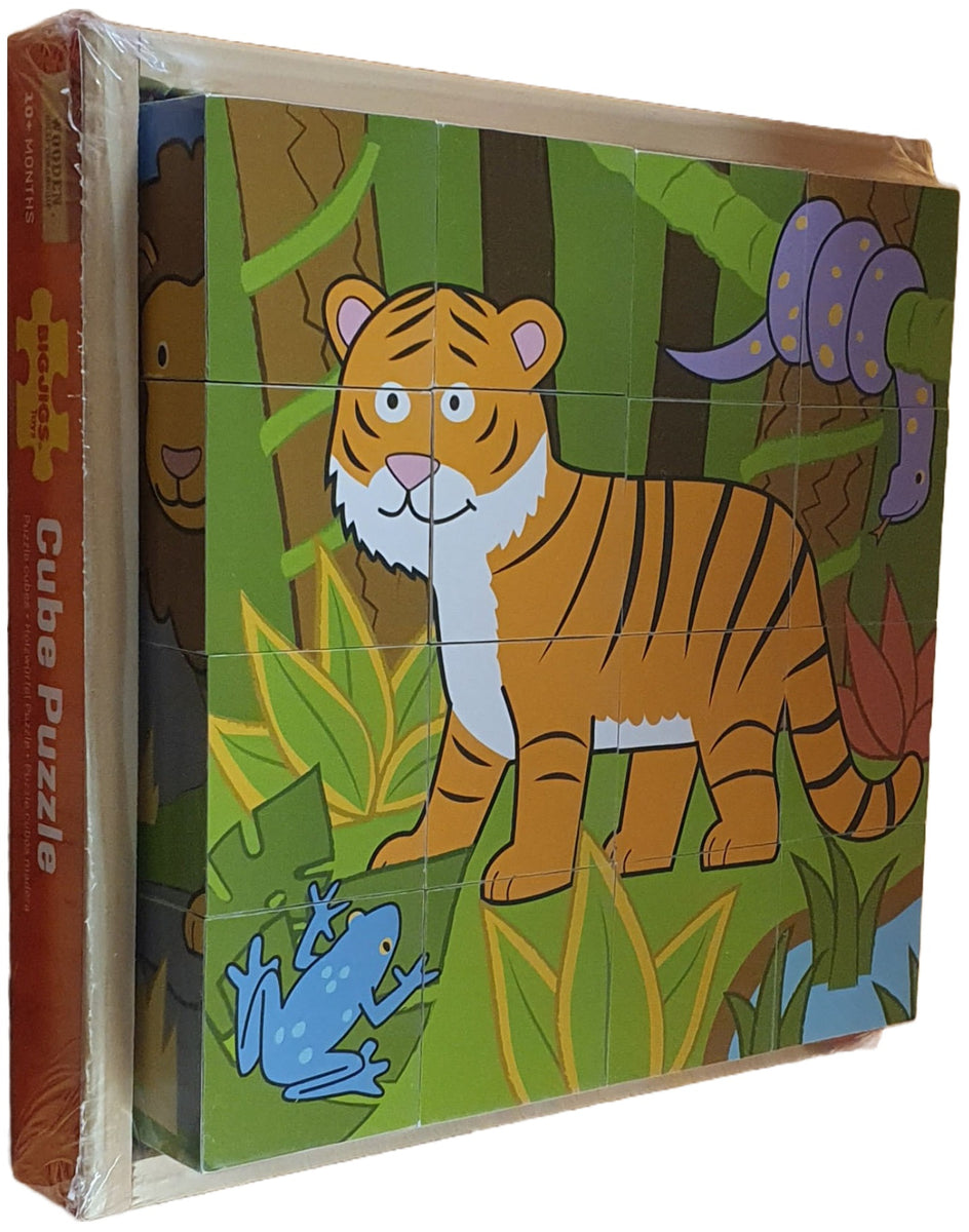 Wooden Cube Block Puzzle – Happy Go Lucky