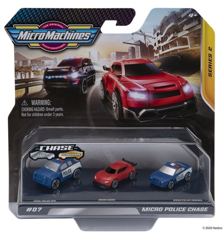 Micro Machine Multipack Series 2 - #7 Micro Police Chase – Happy Go Lucky